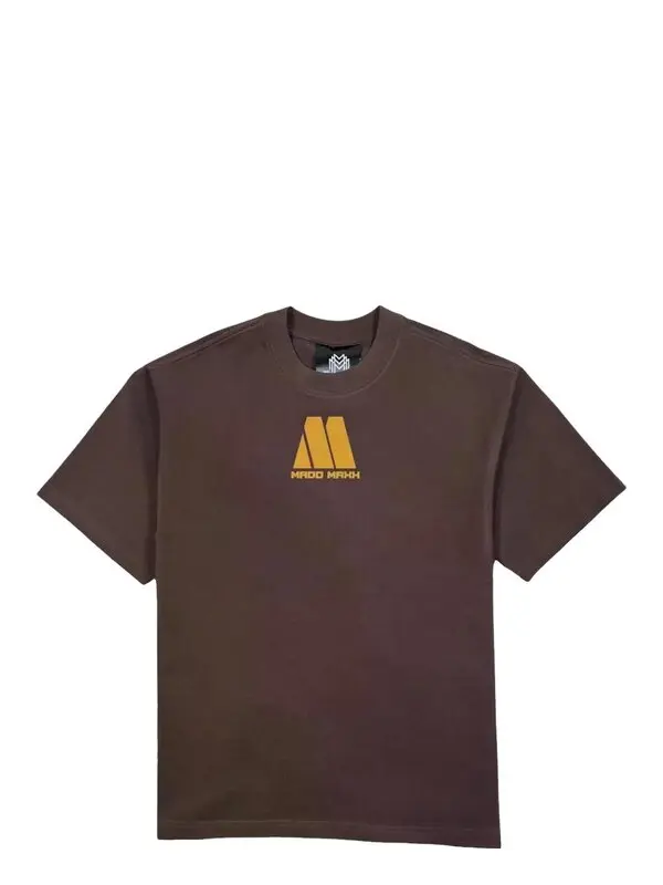 M4MADDMAXX Eagle-graphic T-shirt - Brown