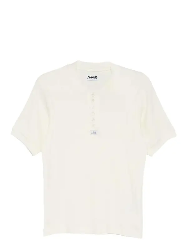 MAGLIANO Nudo Buttoned T-shirt - Neutrals
