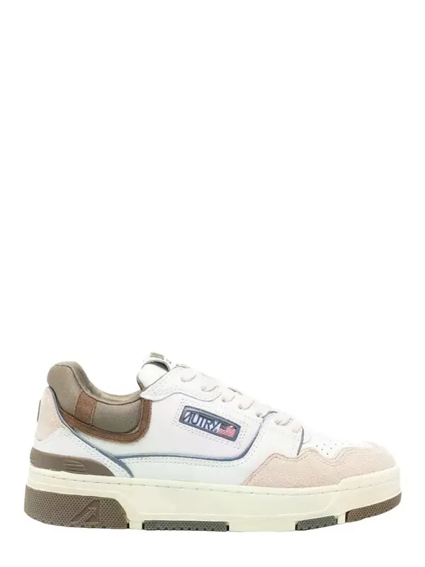 AUTRY Panelled Lace-up Sneakers - White