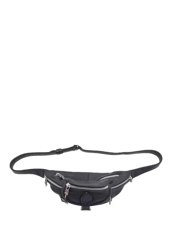 Chrome Hearts Mini Zip Belt Bag - Black
