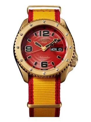 SEIKO 5 Sports Street Fighter Zangief Watch - Stainless Steel