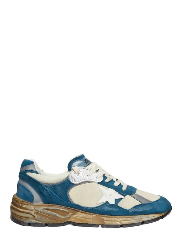 GOLDEN GOOSE Dadstar Sneakers - White/beige/octane Blue