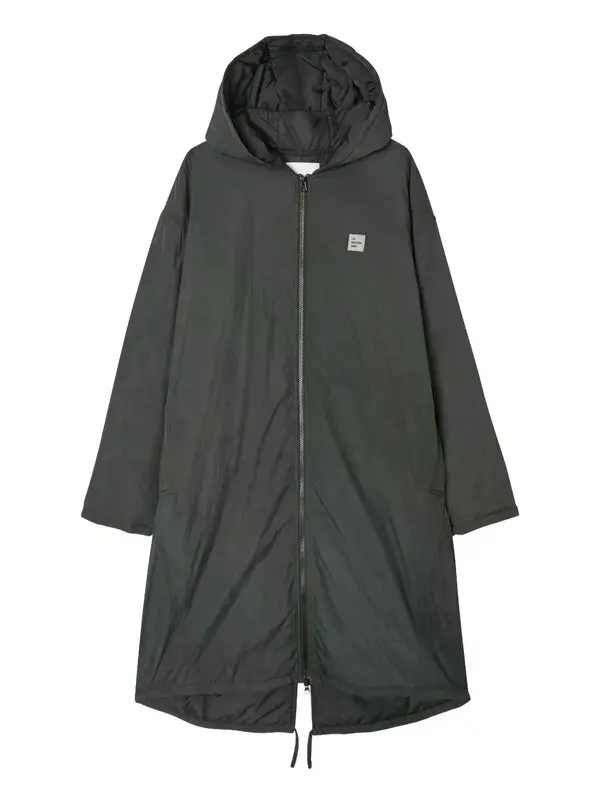 American Vintage Logo-patch Parka - Grey