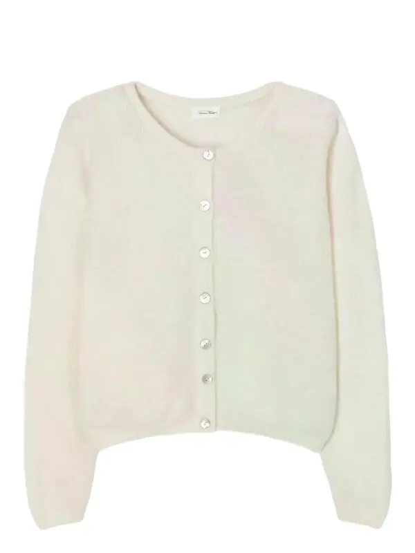 American Vintage Vitow Crew-neck Cardigan - Neutrals