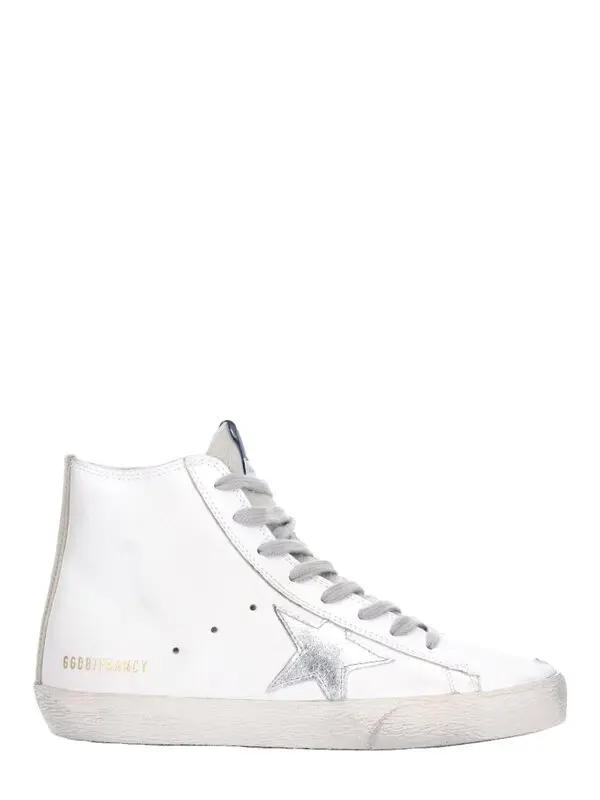 GOLDEN GOOSE Francy High Top Sneakers - White