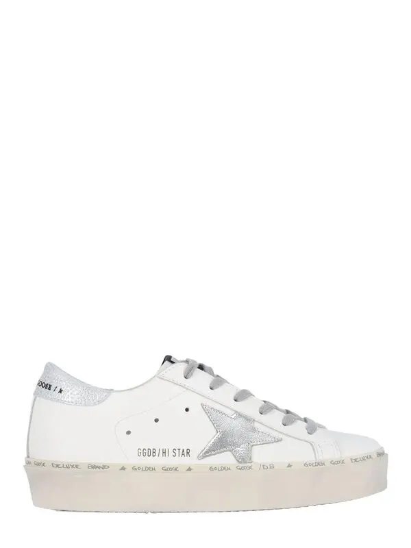 GOLDEN GOOSE Hi Star Sneakers - White