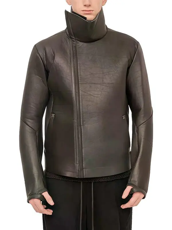ISAAC SELLAM EXPERIENCE Imparable High-neck Zip-up Jacket - Black