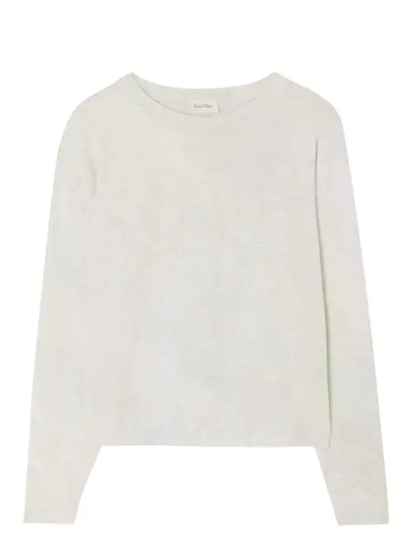 American Vintage Long-sleeved Boat-neck T-shirt - Grey