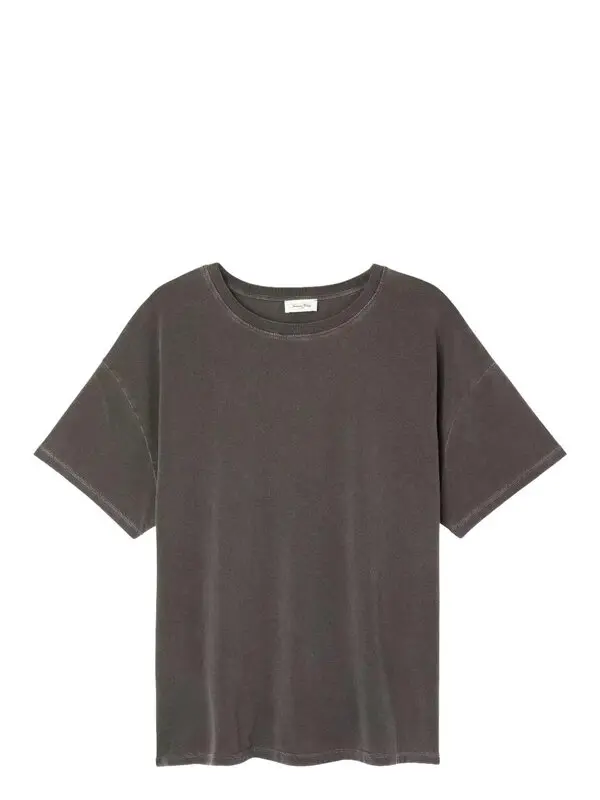 American Vintage Boat Neck T-shirt - Grey