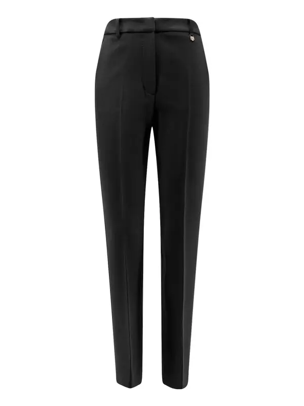 Max Mara Virgin Wool Trousers - Black