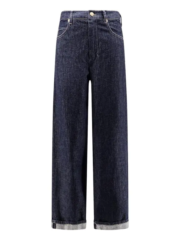 Max Mara Chiara Cotton Jeans - Blue
