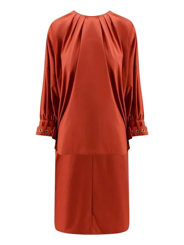 Max Mara Cotton Asymmetric Shirt - Red