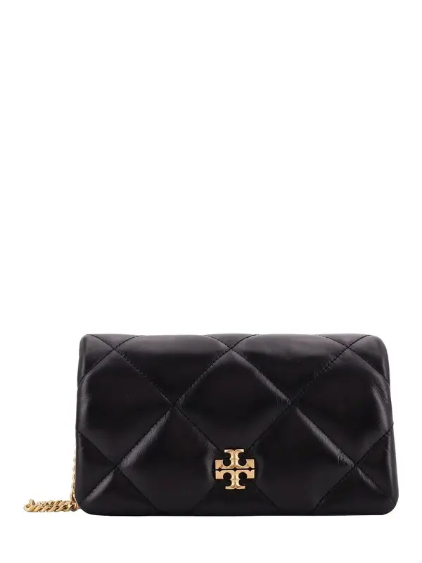 Tory Burch Kira Quilted Leather Crossbody Bag - Black
