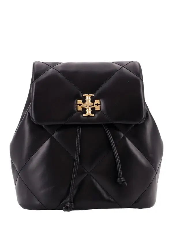 Tory Burch Kira Diamond Leather Backpack - Black