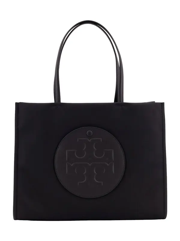 Tory Burch Ella Nylon Shoulder Bag - Black