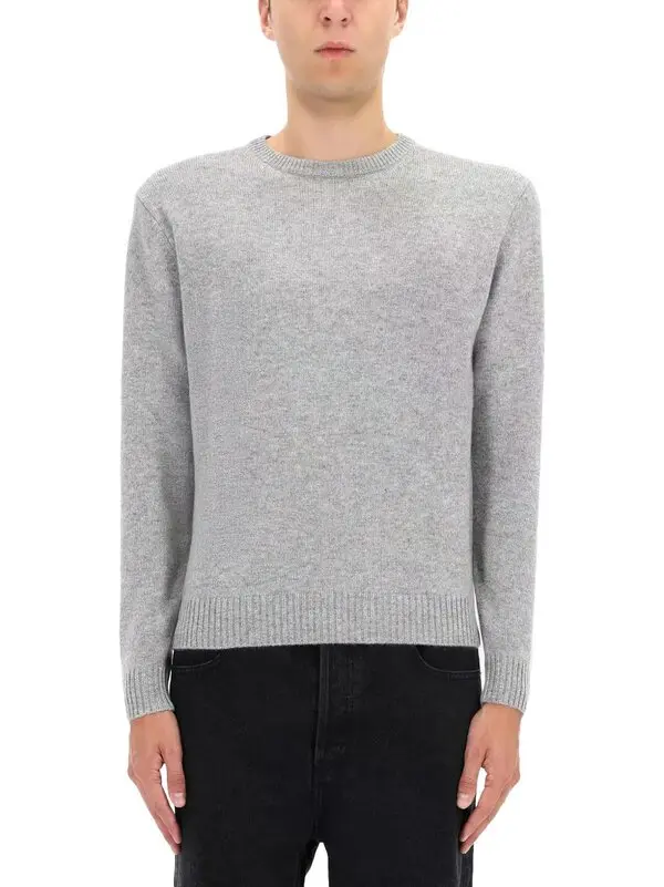 Aspesi Ribbed Crewneck Sweater - Grey