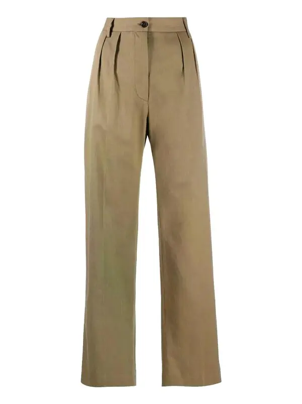 Aspesi Wide-leg Trousers - Brown