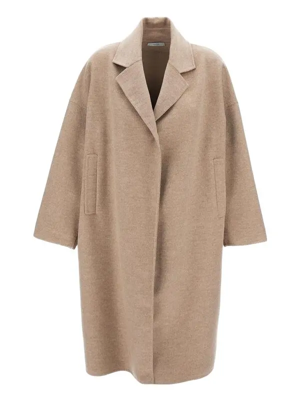 Dusan Cashmere Single-breasted Coat - Grey