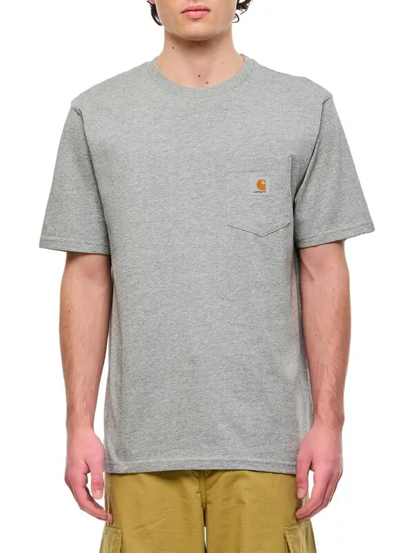 Carhartt Work In Progress T-shirt With Pocket - Grey
