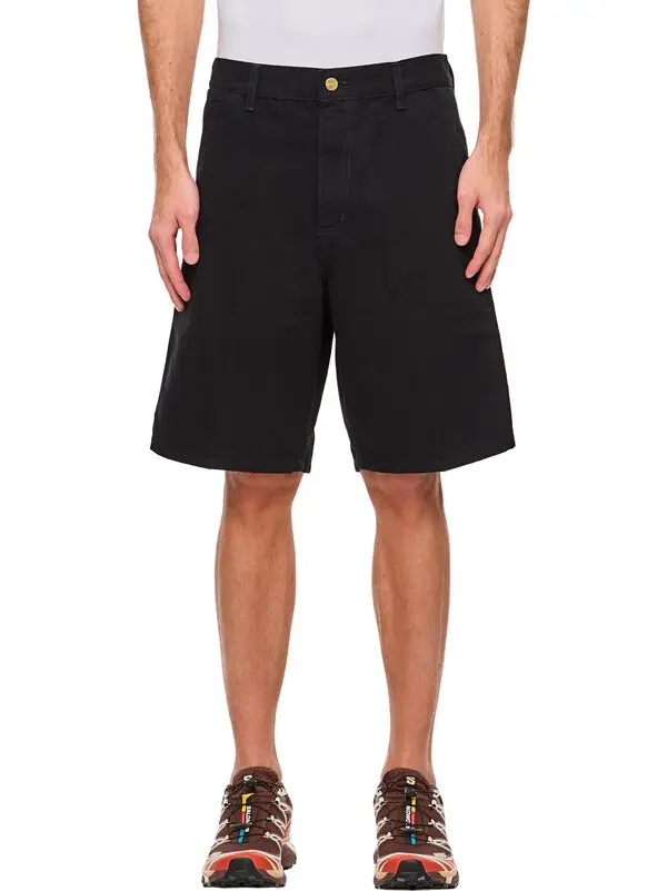 Carhartt Work In Progress Wide Shorts With Large Pockets - Black