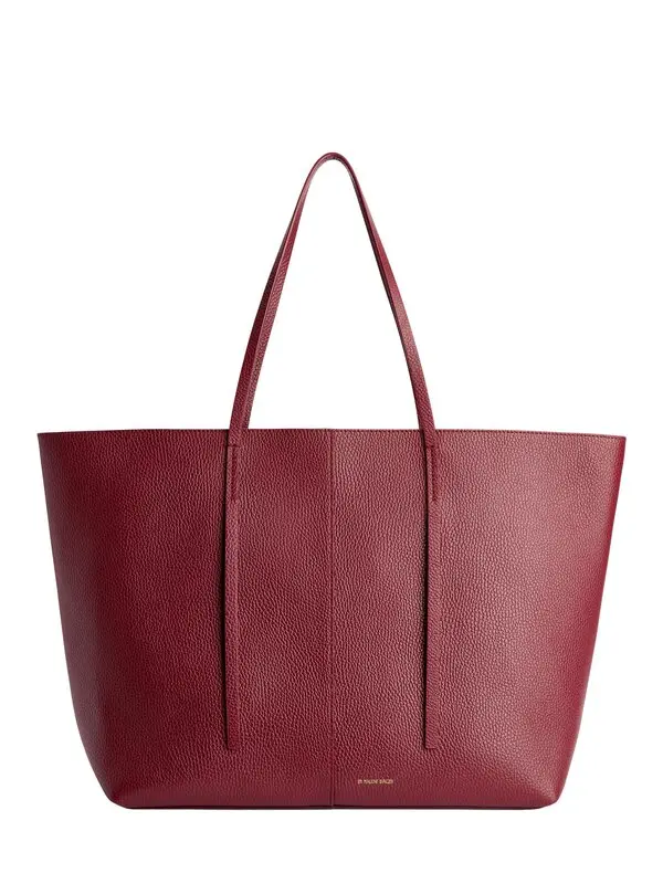 BY MALENE BIRGER Abilla Leather Tote - Cabernet
