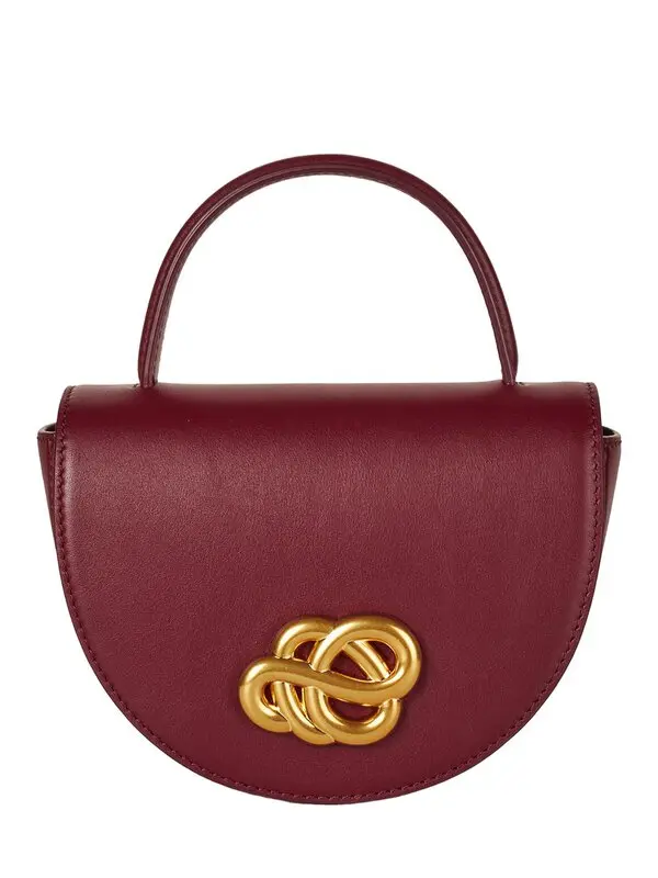 BY MALENE BIRGER Cebelli Leather Bag - Cabernet