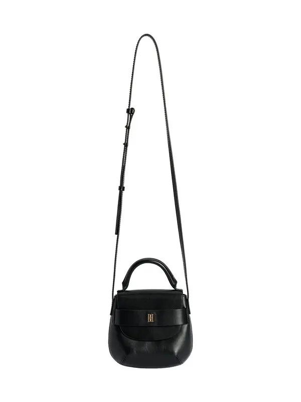 BY MALENE BIRGER Meela Leather Shoulder Bag - Black