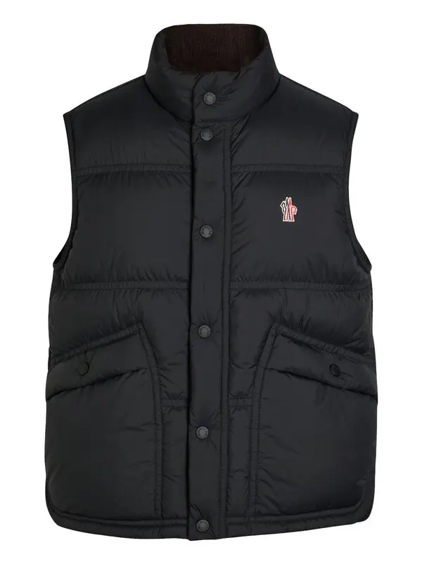 Moncler Padded Shell Gilet - Black