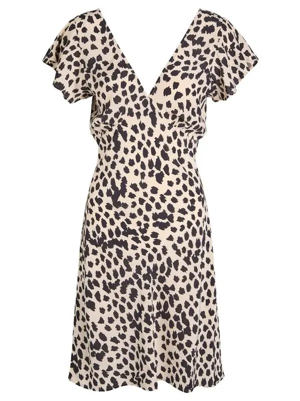 Rails Gigi Leopard-print Mini Dress - Taupe