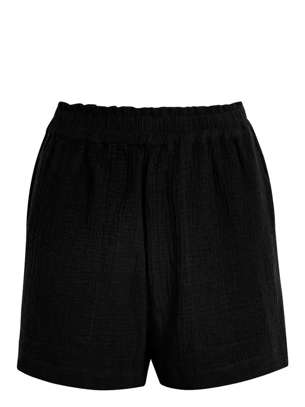 Rails Leighton Gauze Shorts - Black