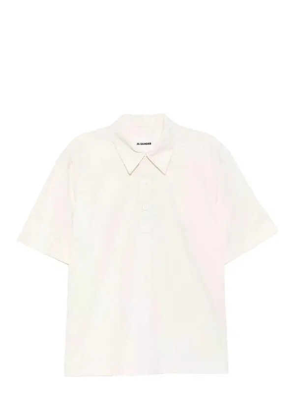 JIL SANDER Cotton Shirt - Neutrals