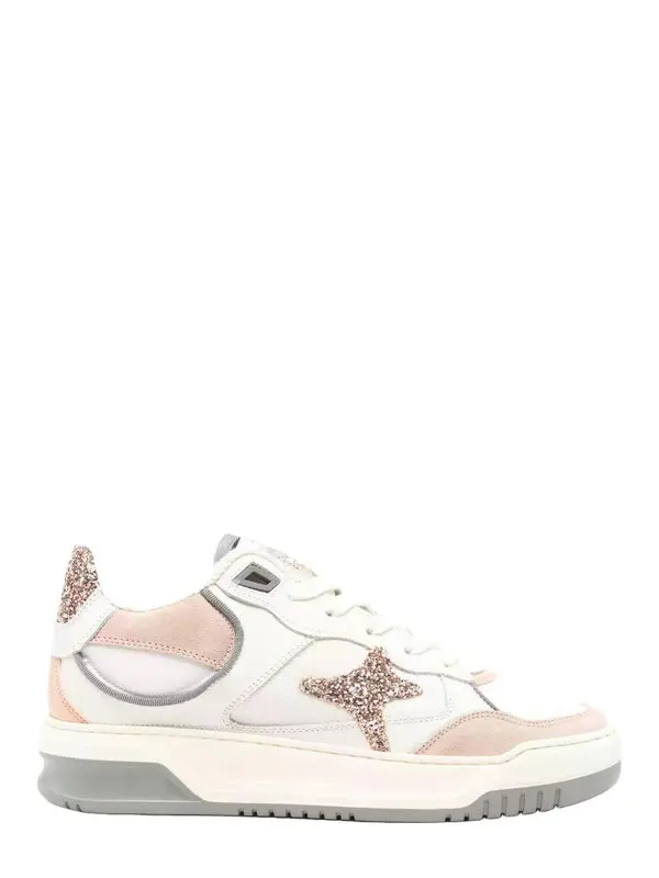 AMA-BRAND Glitter-star Sneakers - Neutrals