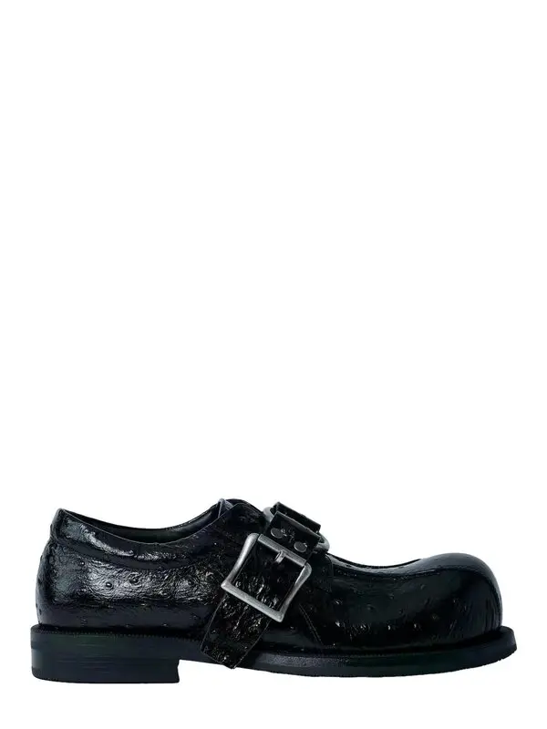 Martine Rose O-ring Leather Shoes - Black