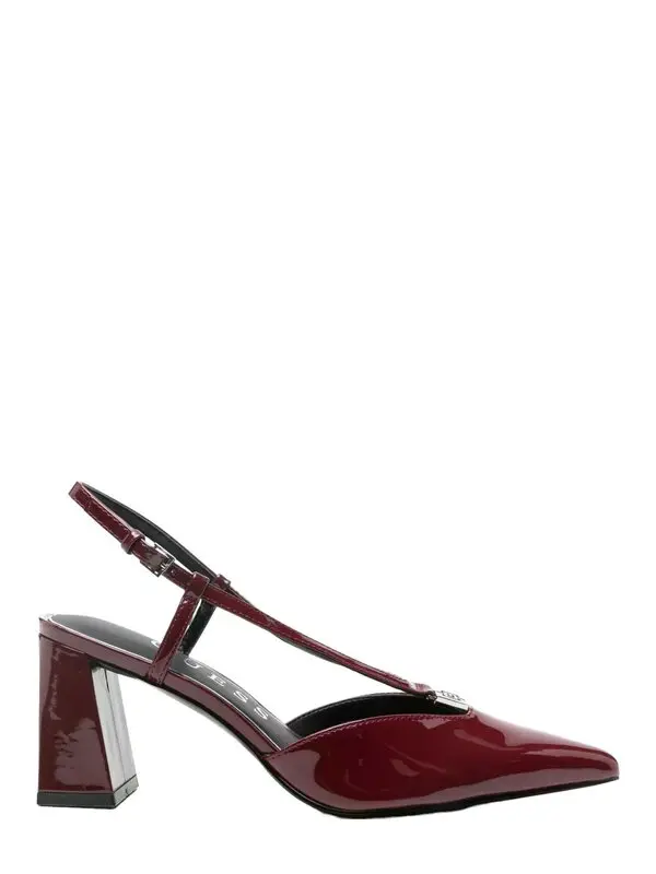 Guess 80mm T-strap Block-heel Pumps - Red