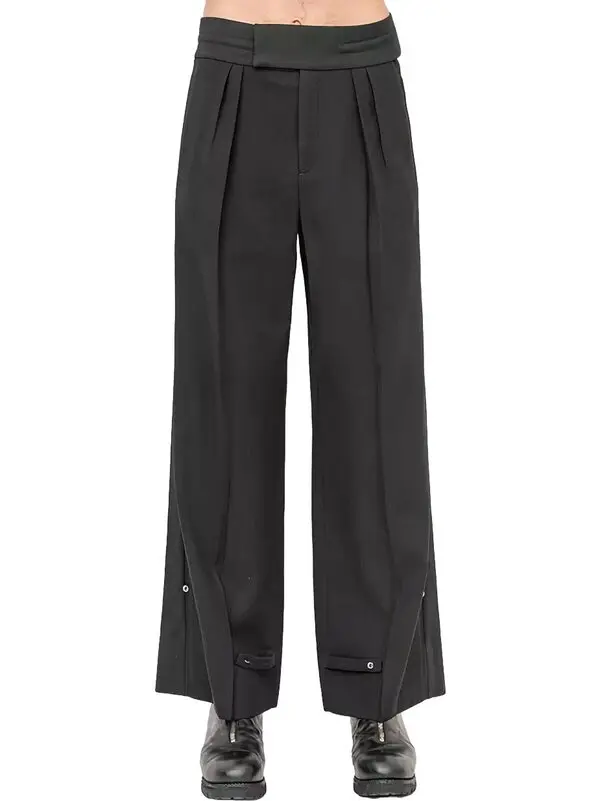 SETCHU Pleated Trousers - Black