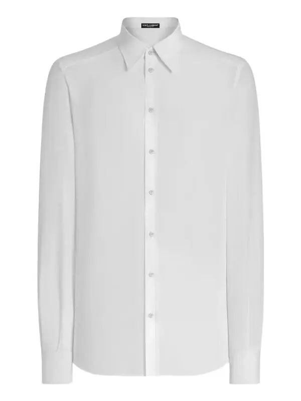 Dolce & Gabbana Buttoned Long-sleeve Shirt - White