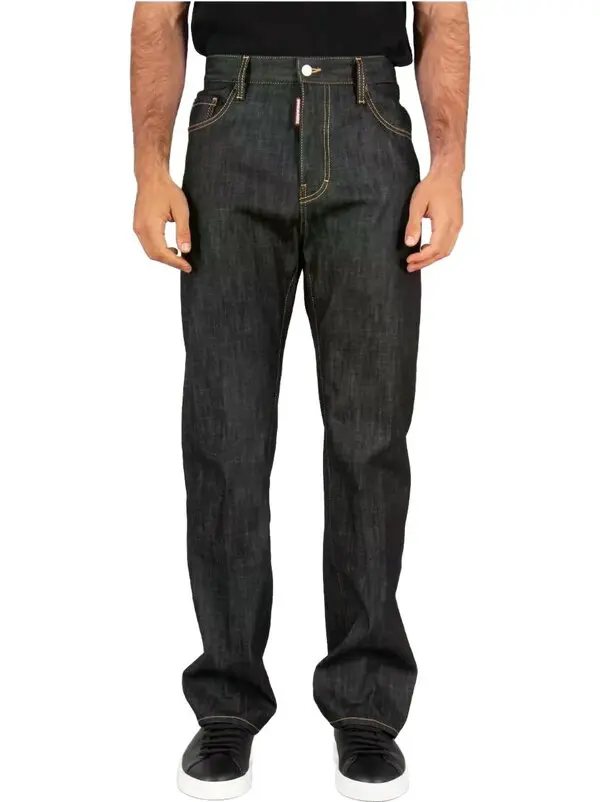 Dsquared2 Topstitched Trousers - Black