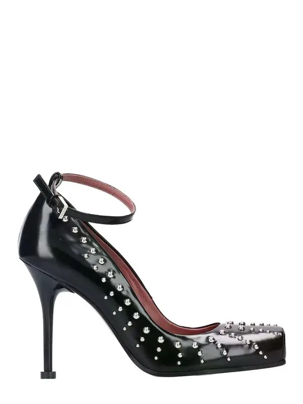 Premiata Studded Ankle Strap Pumps - Black