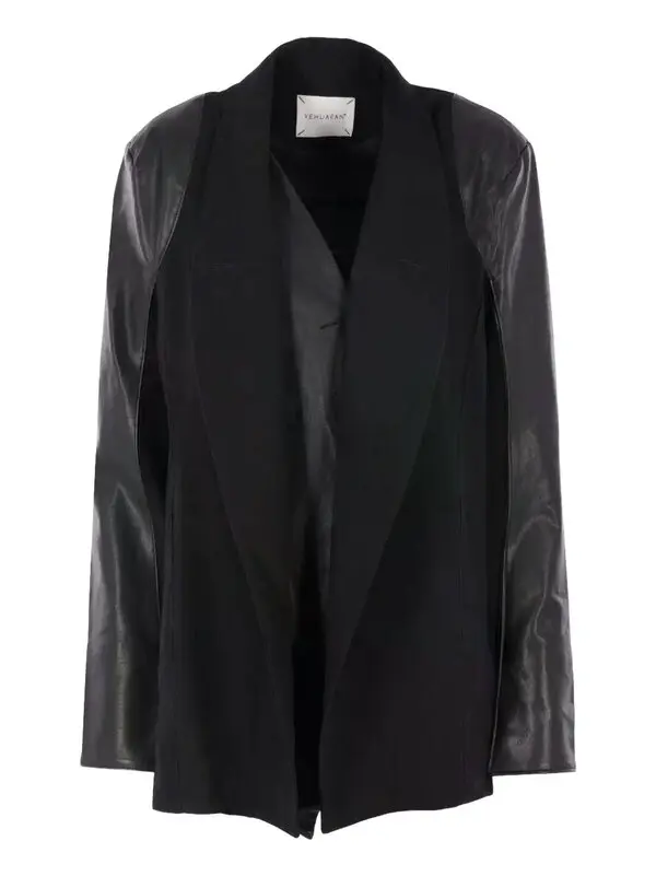 YEHUAFAN Single-breasted Jacket - Black
