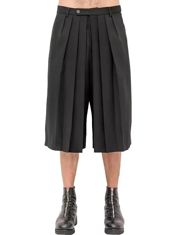 SETCHU Hakama Pleated Trousers - Black