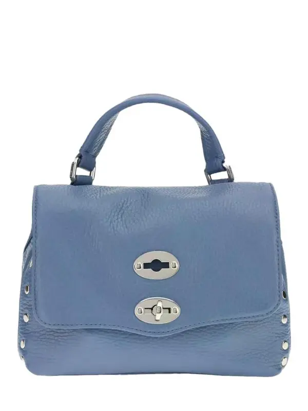ZANELLATO Postina Leather Shoulder Bag - Blue