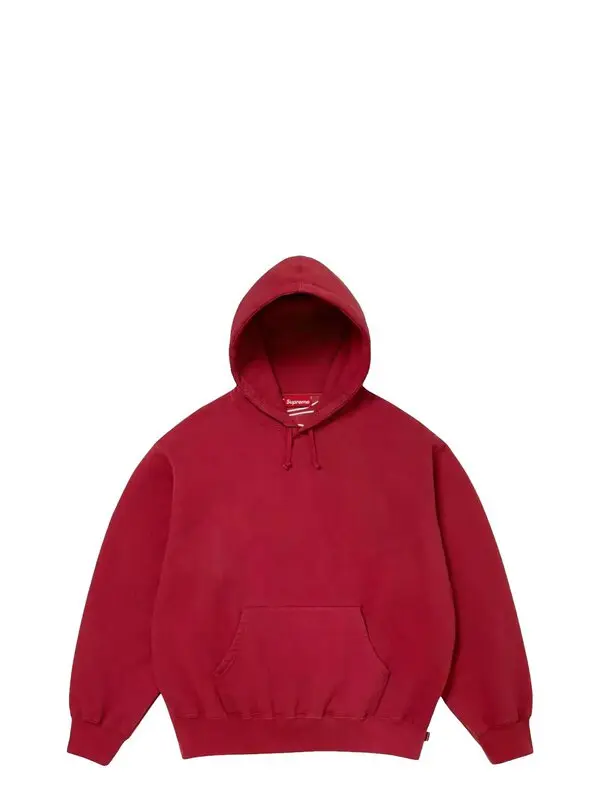 Supreme Logo Appliqué Hoodie - Red