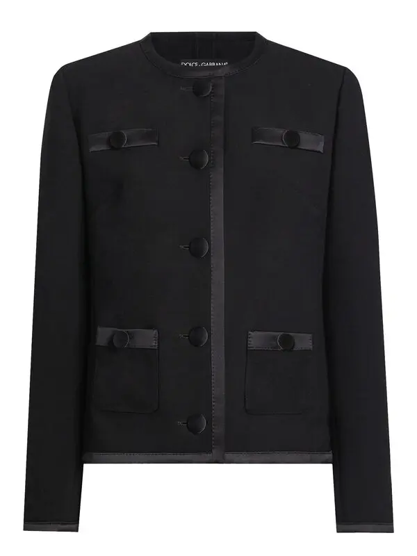 Dolce & Gabbana Single-breasted Jacket - Black