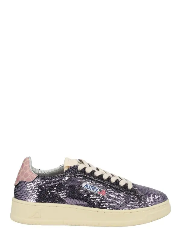 AUTRY Dallas Low Sparkling Sneakers - Purple