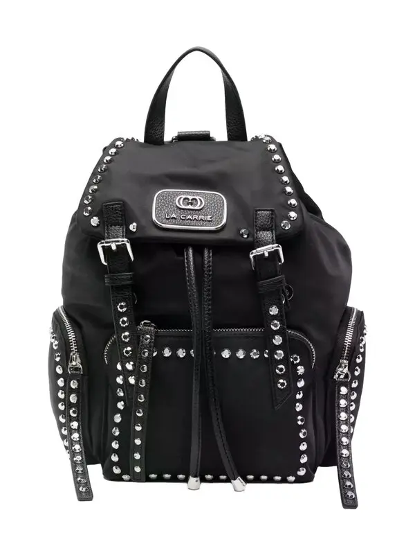 LA CARRIE Studded Backpack - Black