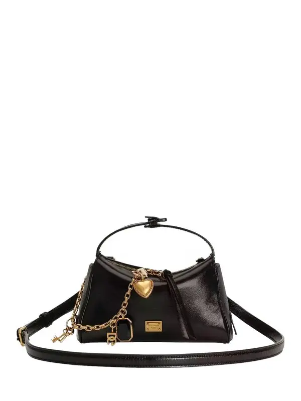 Dolce & Gabbana Charm-detail Satchel - Black