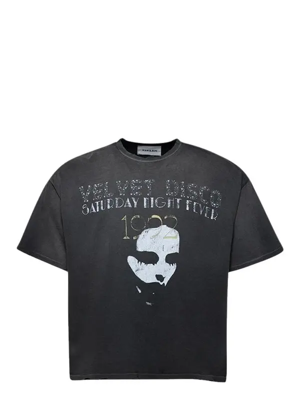 EIFLES Velvet Disco Tee - Black