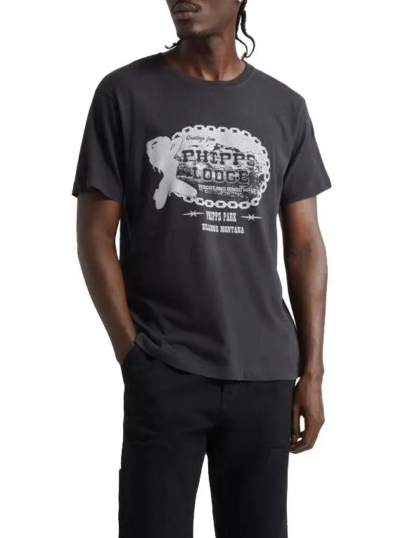 PHIPPS Lodge Graphic T-shirt - Black