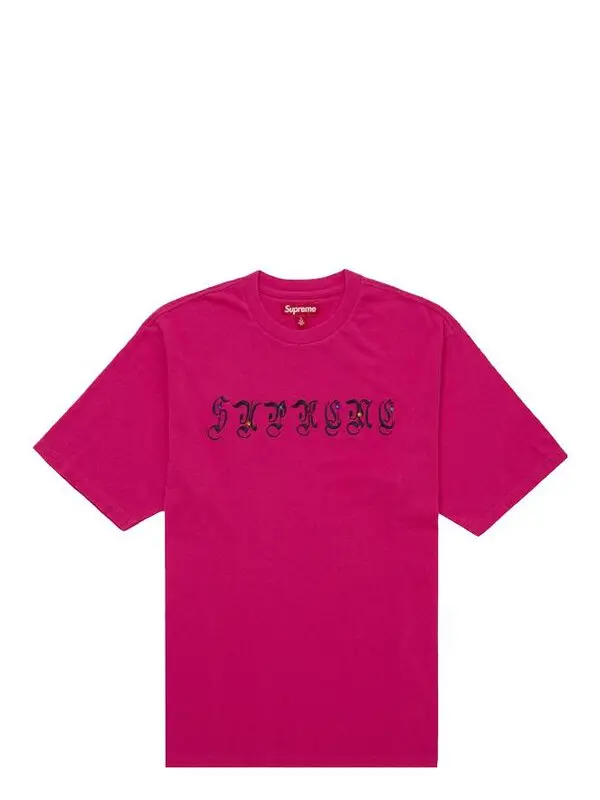Supreme Aoi Gems Short Sleeve Top - Pink