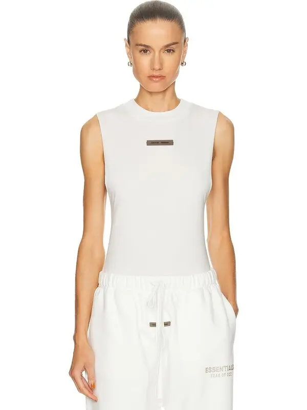 Fear Of God Sleeveless Bodysuit - Cloud White